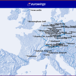 Eurowings route maps