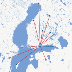 Flybe Nordic route maps