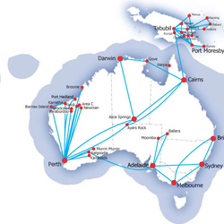 QantasLink Airlink route maps