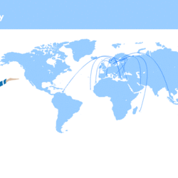 TUIfly Nordic route maps